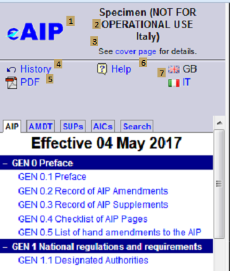 Chapter 2. eAIP Browsing